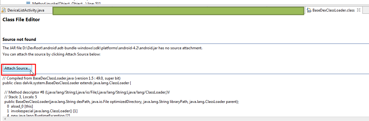 【已解决】Eclipse的ADT中调试Android程序时给jar包添加源码以便源码级调试 – 在路上