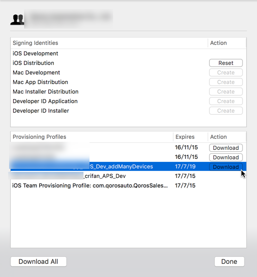 [已解决]Xcode调试出错：App installation failed. A valid provisioning profile for this executable was not ...