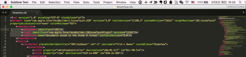 [未解决]linphone-iphone编译出错：The document ShopView.xib requires Xcode 8.0 or later – 在路上